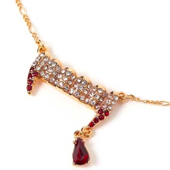 H&M | Jewelry | Hm X The Vampires Wife Fang Blood Necklace | Poshmark